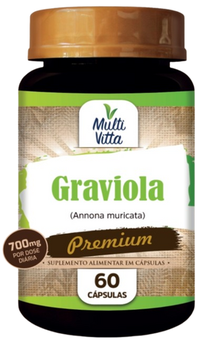 GRAVIOLA 700MG 60 CAPS MULTIVITTA | Santo Vigor