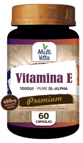 VITAMINA E 450MG 60 CAPS MULTIVITTA | Santo Vigor