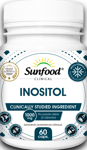 INOSITOL 1000MG 60CAPS SUNFOOD CLINICAL | Santo Vigor