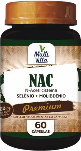 NAC 700MG 60 CAPS MULTIVITTA | Santo Vigor