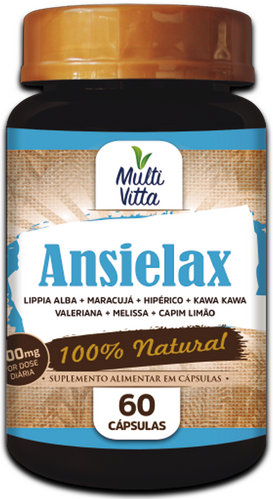 ANSIELAX 700MG 60 CAPS MULTIVITTA | Santo Vigor