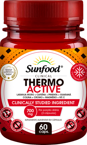 THERMO ACTIVE 700MG 60 CAPS SUNFOOD CLINICAL | Santo Vigor