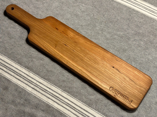 Planche en bois avec manche | Signé Gourmand