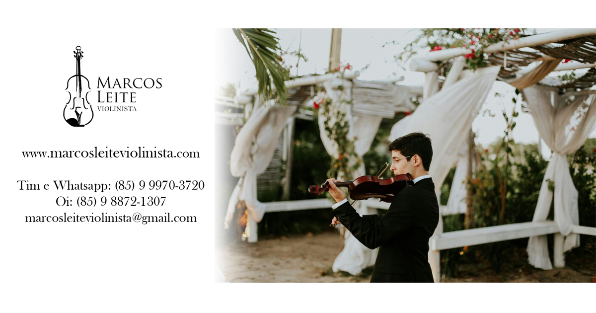 Marcos Leite | Violinista profissional em Fortaleza
