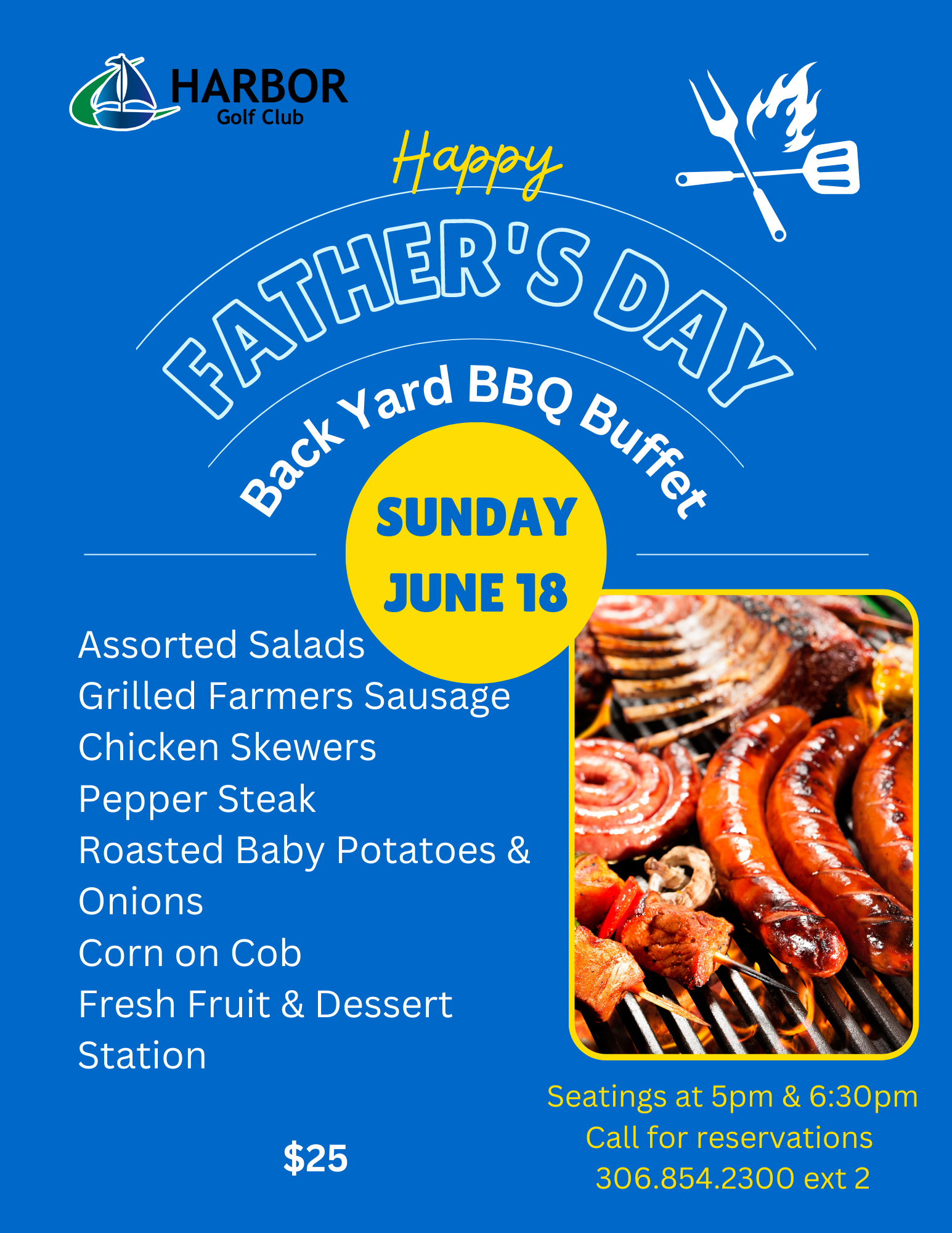 Father's Day Back Yard BBQ Buffet | Harbor Golf Club