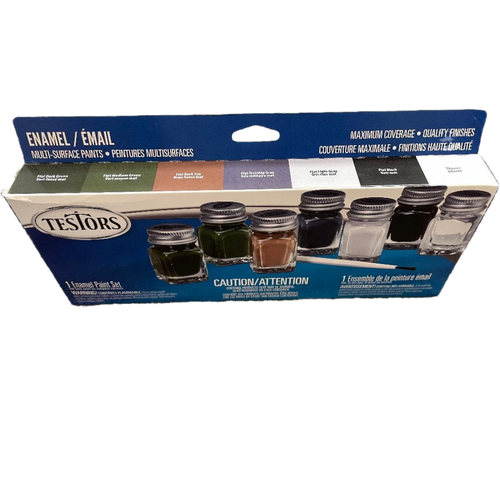 Testors Enamel Paint Set - Aircraft Finishing | CB Train Junction N