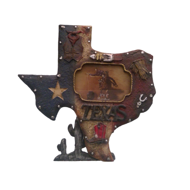 Texas State Map Photo Frame | giftsoftexas