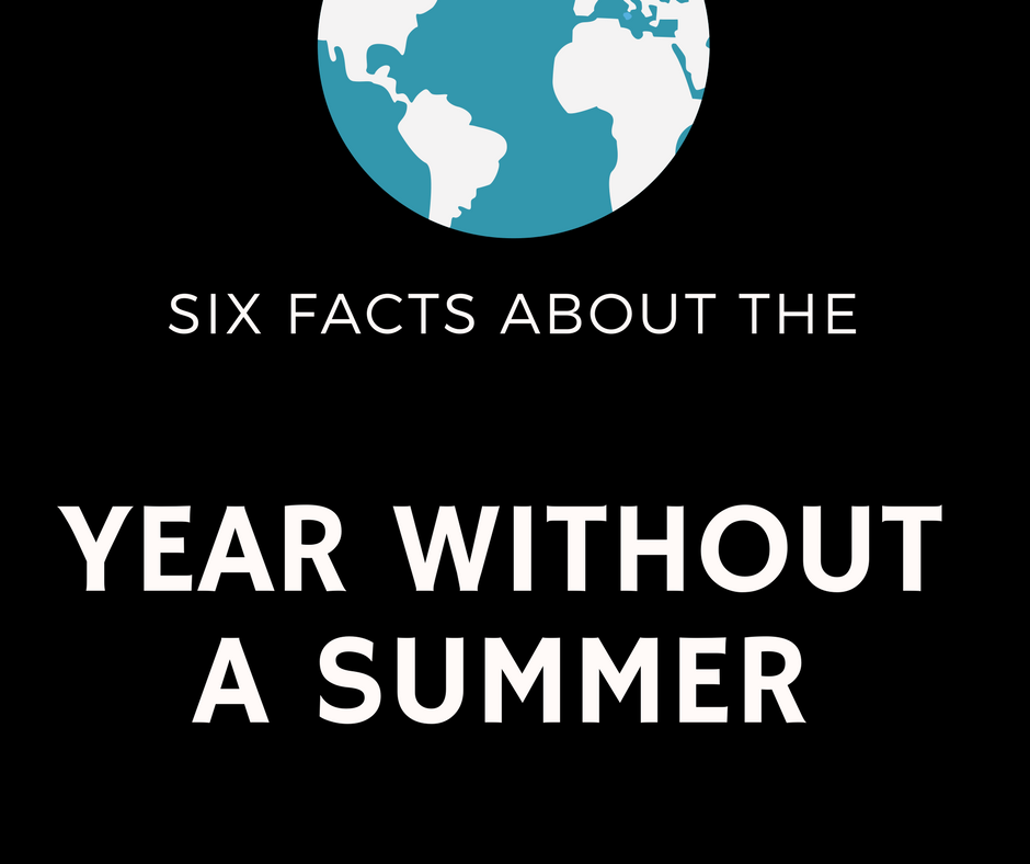 Six things to know about the ‘year without a summer’