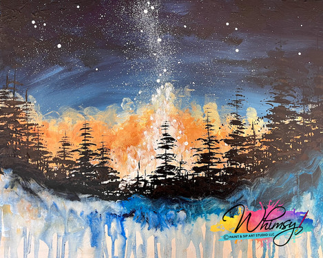 Whimsy Paint & Sip Art Studio :: Orchard Town Center :: Gallery
