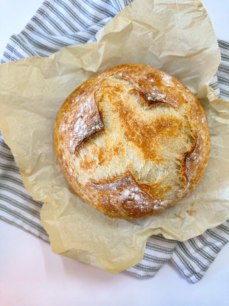 Easy No Knead Crusty Bread Recipe