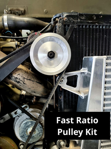 Fast Ratio Fan Pulley Kit | Brown Bear Component