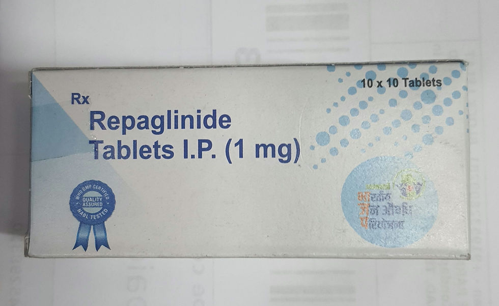REPAGLINIDE 1 MG , 10 TABLETS | API GENERIC PHARMACY
