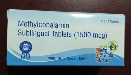 Methylcobalamin sublingual 1500mcg 10 tablets | API GENERIC PHARMACY