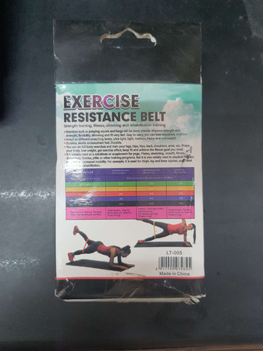 EXERCISE RESISTANCE BELT , 5 PIECES | API GENERIC PHARMACY