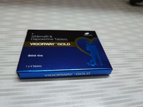 VIGORWAY GOLD, SILDENAFIL 100 MG AND DAPOXETINE 60 MG, 4 TABLETS | API ...