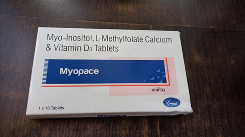 For pregnancy, Myopace having Myo-inositol, L-methylfolate,D3 tablets ...