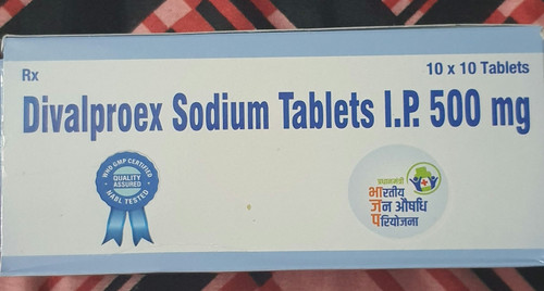 Divalproex 500 mg, 10 tablets | API GENERIC PHARMACY