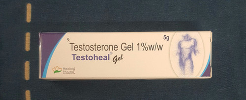 TESTOHEAL , TESTOSTERONE 1% GEL , 5 GM | API GENERIC PHARMACY