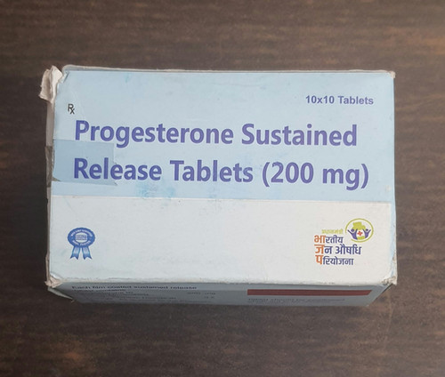 Progesterone 200 mg Sustain Release, 10 tablets | API GENERIC PHARMACY
