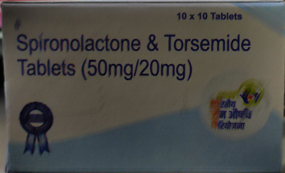SPIRONOLACTONE & TORSEMIDE 50/20 | API GENERIC PHARMACY