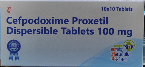 CEFPODOXIME PROXETIL DISPERSIBLE TABLETS 100 MG, 10 tablets | API ...