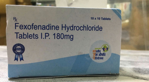 Fexofenadine 180mg tablets , 10 tablets, 1strip | API GENERIC PHARMACY
