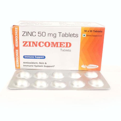ZINC SULPHATE 50 mg, 10 TABLETS | API GENERIC PHARMACY