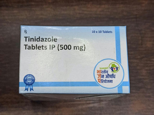 Tinidazole 500 mg , 10 tablets, 1 strip | API GENERIC PHARMACY