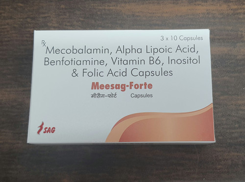 Meesag Forte, Combination of Methylcoblamine, Alpha Lipolic etc, 10 ...