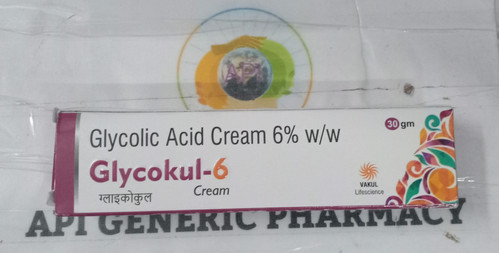 GLYCOLIC ACID CREAM , 6% w/w , 30 gms | API GENERIC PHARMACY
