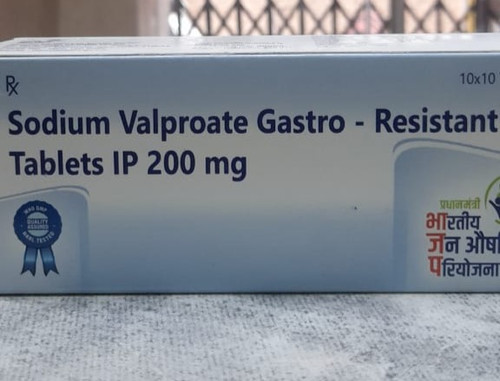 SODIUM VALPROATE 200 MG TBLETS, 10s | API GENERIC PHARMACY