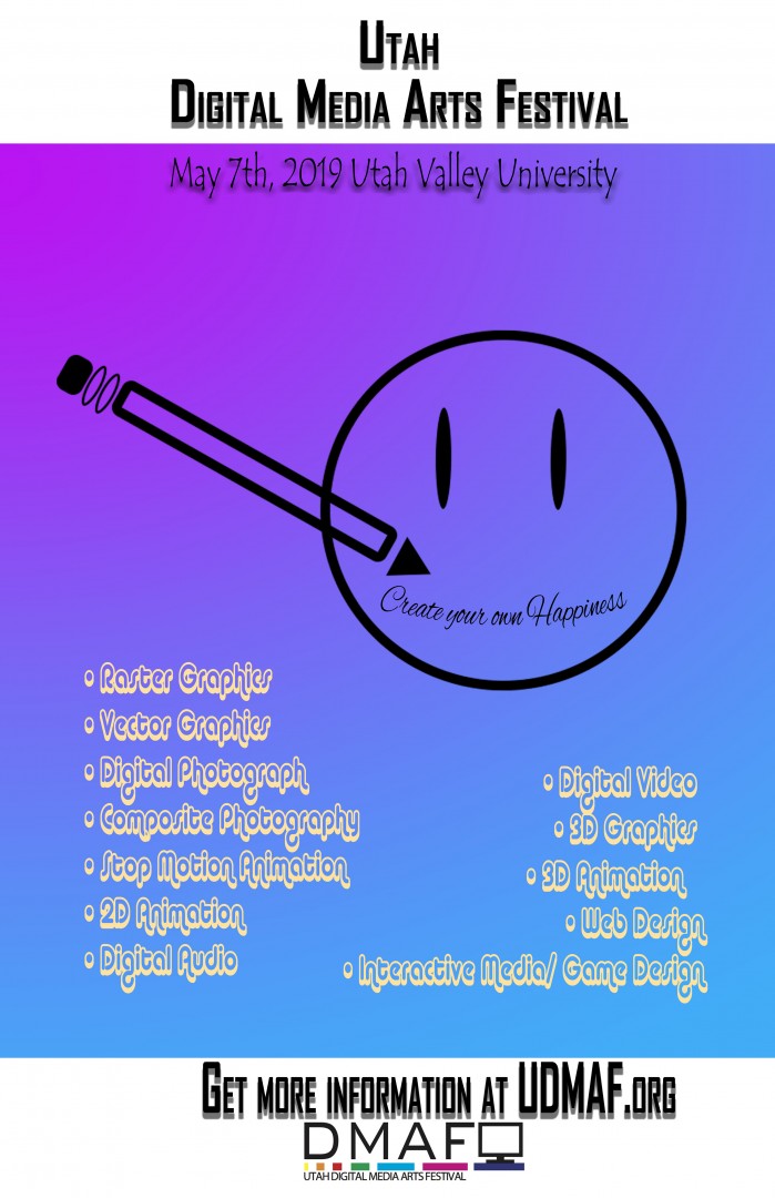 T-Shirt and Poster | Utah Digital Media Arts Festival