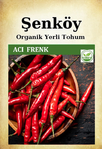 Şenköy Yerli Çok Acı Frenk Biber Tohumu Doğal Ata Tohum Pakette 100 ...