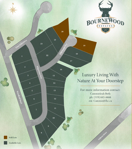 Bournewood Estates Site Plan | bridlewood