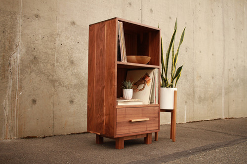 Halfstack Bookcase (Alt) | Tomfoolery Wood Co.