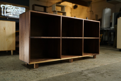 Mullins Vinyl Console | Tomfoolery Wood Co.