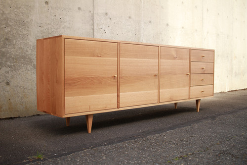 Danish Modern Console | Tomfoolery Wood Co.