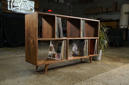 Bainbridge Vinyl Console | Tomfoolery Wood Co.