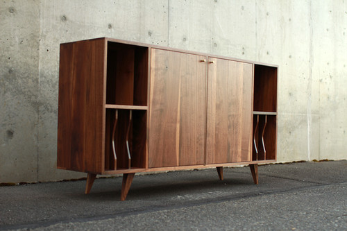 Romo Vinyl Console | Tomfoolery Wood Co.