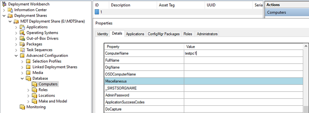 MDT with SQL Database Access. Issues (ZTI Error opening SQL Connection) MDT with SQL Database Access. Issues (ZTI Error opening SQL Connection)