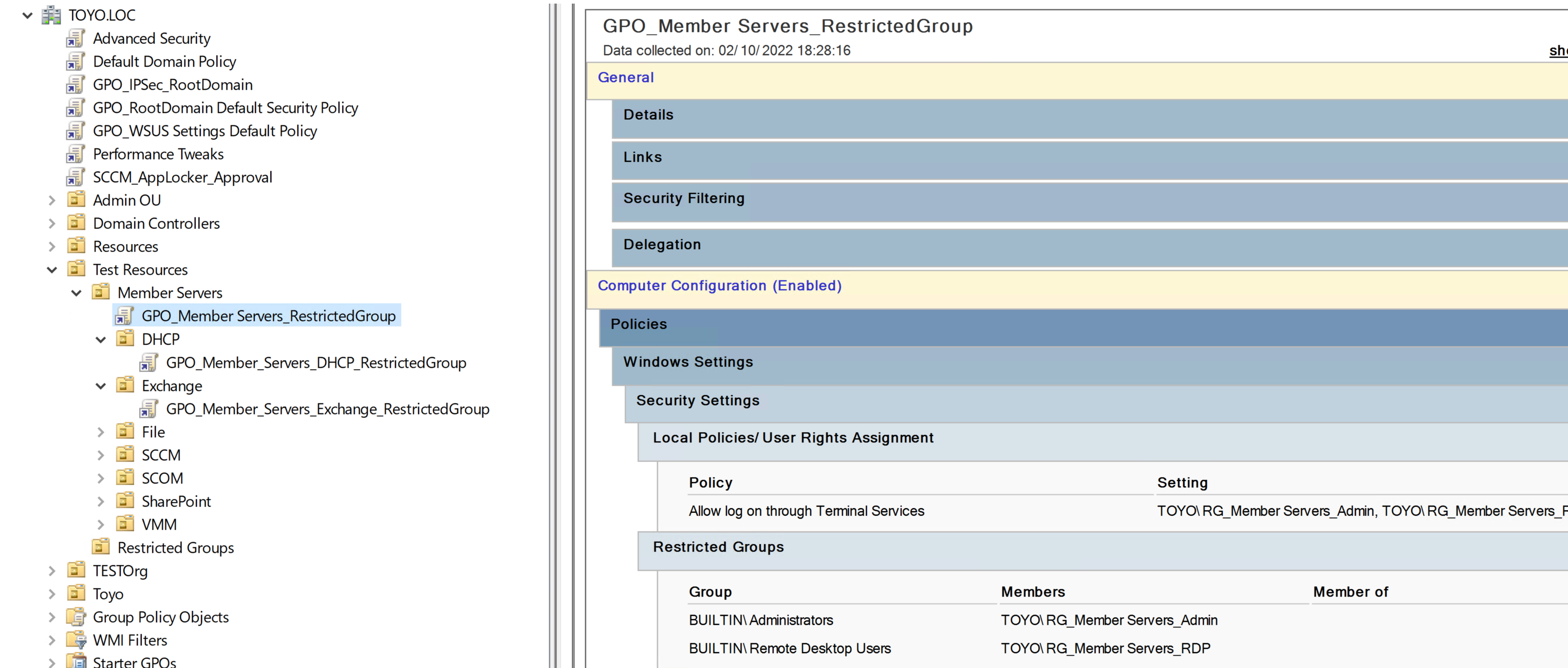 How to Create GPOs with Restricted Groups using PowerShell.