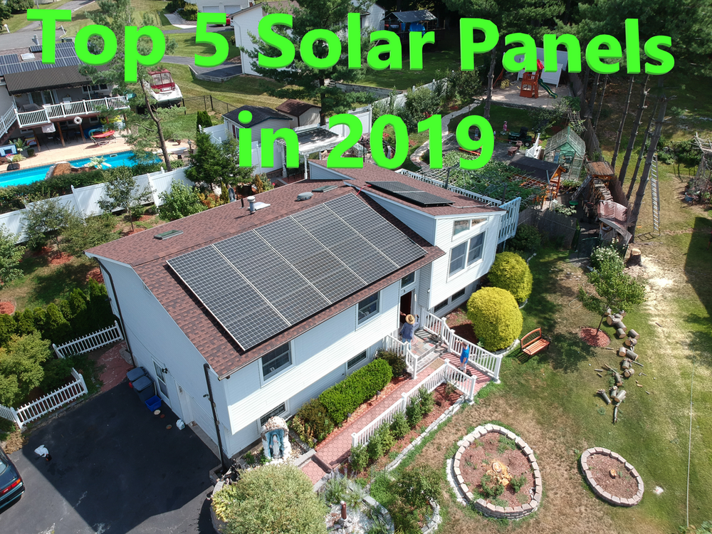Top 5 Solar panels in 2019