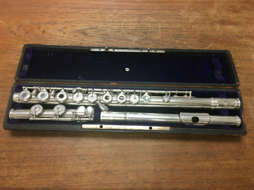 Original Louis Lot solid silver Flute from the 1880's in Pristine ...