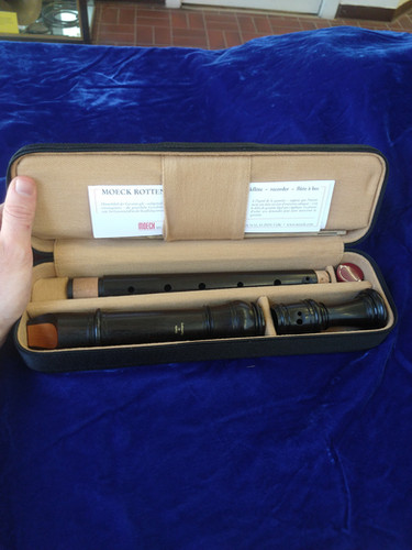 New Moeck Rottenburgh Alto Recorder Model 4307 - Grenadilla with Case ...