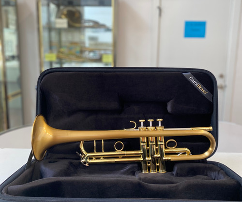 New Carol Brass 5060H-GSS-SLB Pro Bb Trumpet- Satin Lacquer Bell; with ...