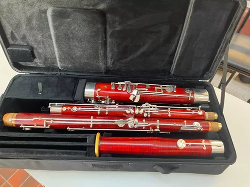 Vintage Moennig Bassoon with High D Key, New Pads; with 2 New Heckel ...
