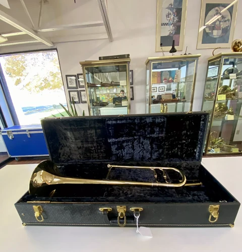 Excellent Used Conn 100H Tenor Trombone; with Case, Mouthpiece, 3 ...