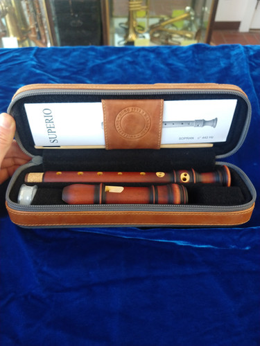 New Kung/Kueng 2314 Soprano Recorder - Stained Boxwood | WBIC Main Website