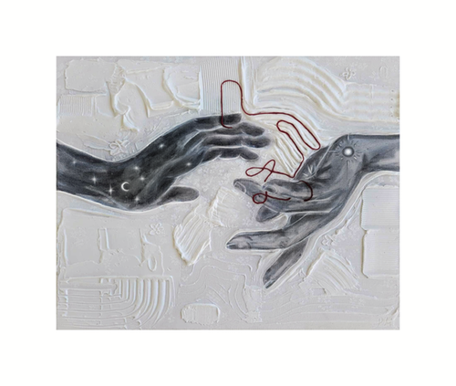 The Red Thread of Fate (Print) | LaurenAimee Art