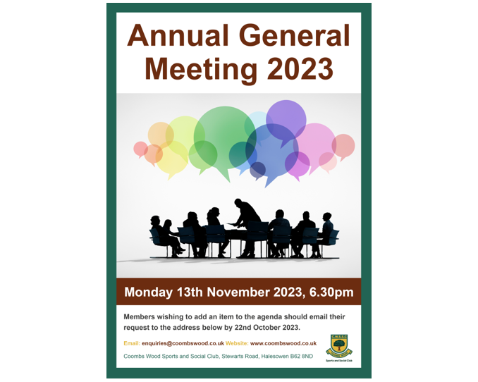 Annual General Meeting 2023 | Coombs Wood
